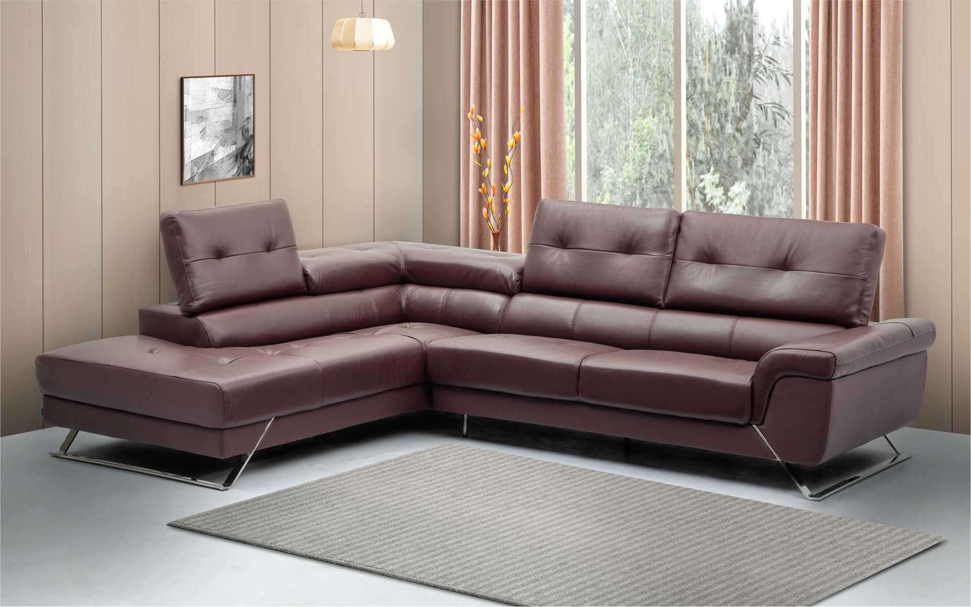 Leather sofa set online store
